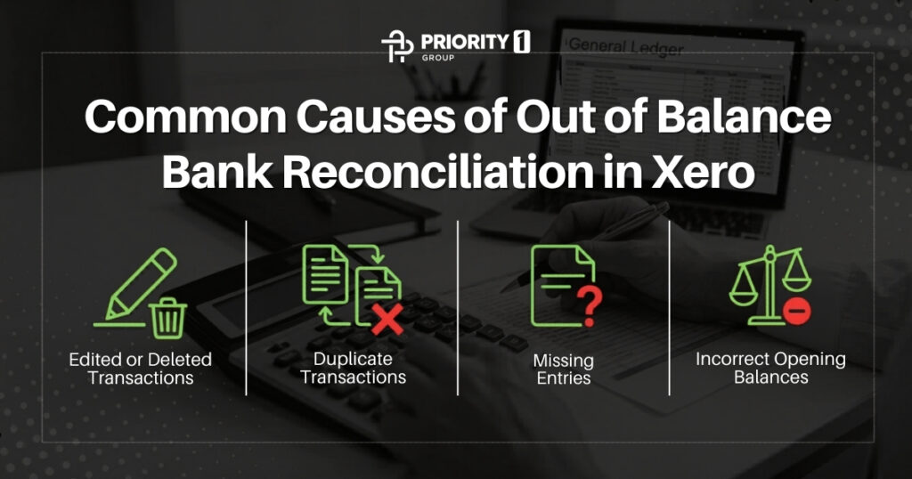 How To Fix Xero Bank Reconciliation Out‑of‑Balance Errors - Priority1 Group